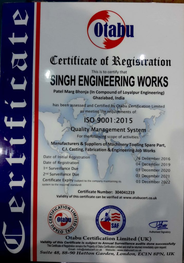 About Us - Singh Engineering Works